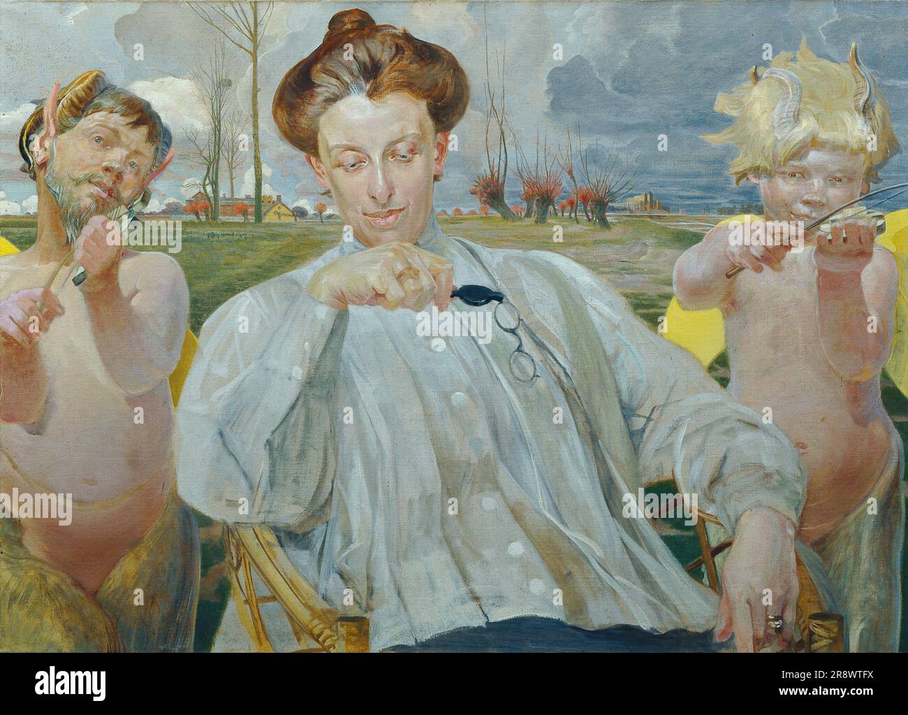 Jacek Malczewski - The Artists Wife - 1905 Stock Photo - Alamy
