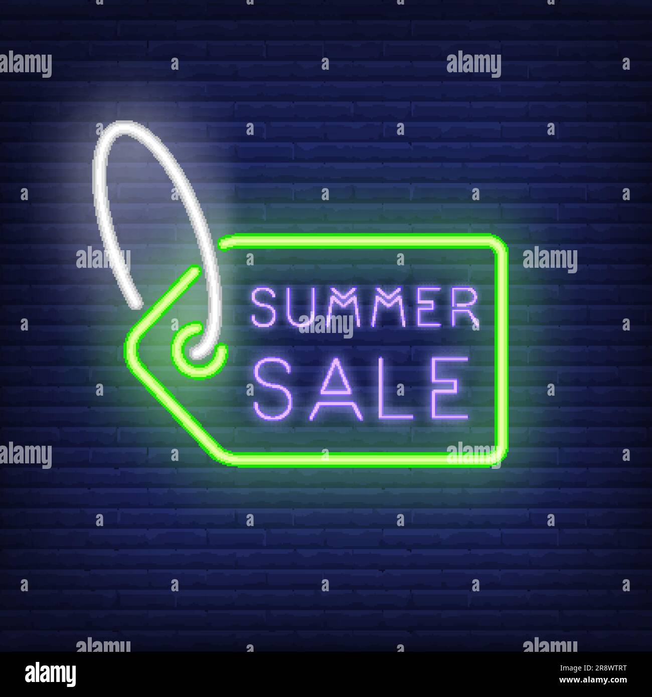 Summer sale neon sign Stock Vector Image & Art - Alamy