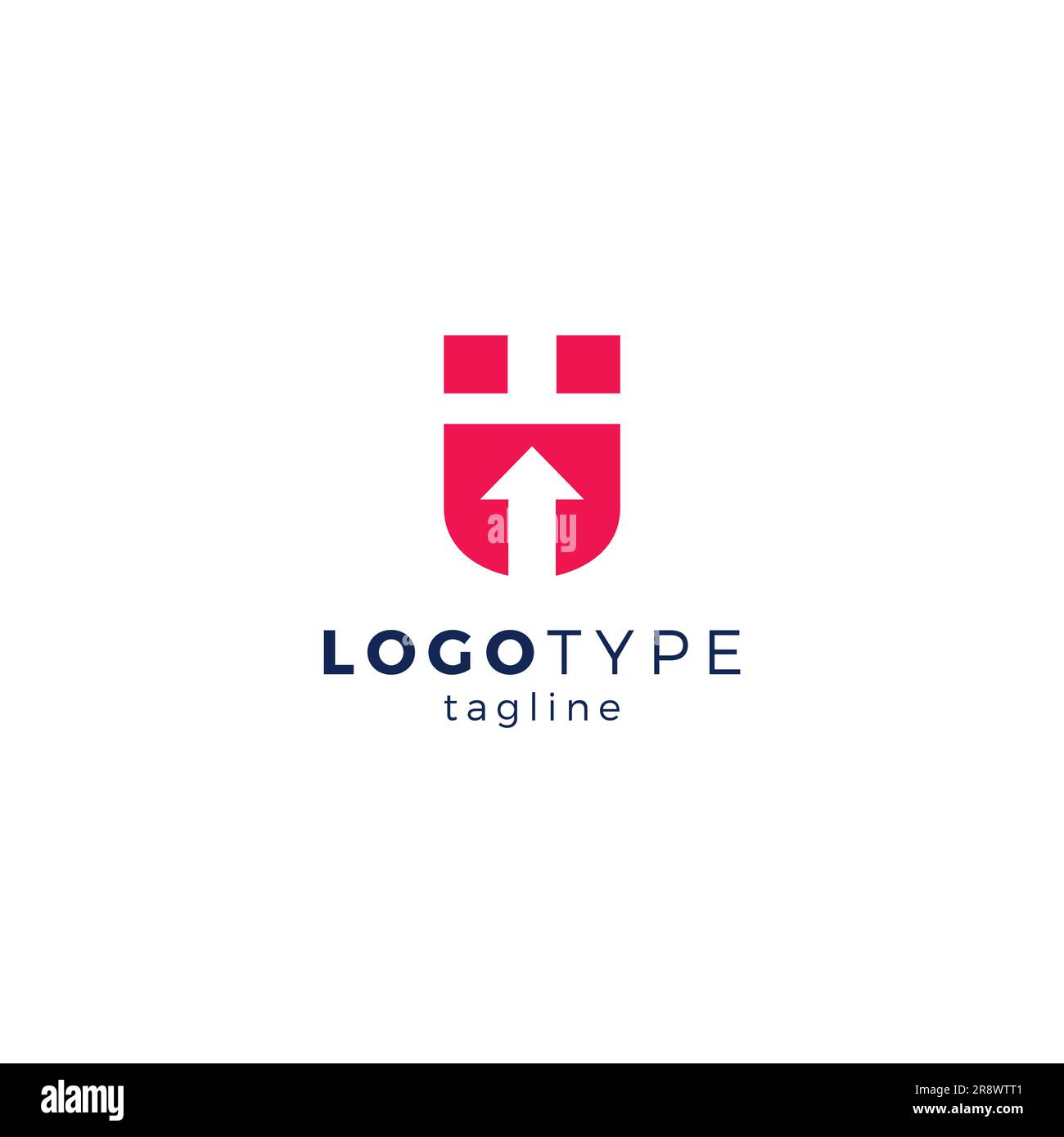 H Logo simple. Letter H Arrow Logo Design Stock Vector Image & Art - Alamy