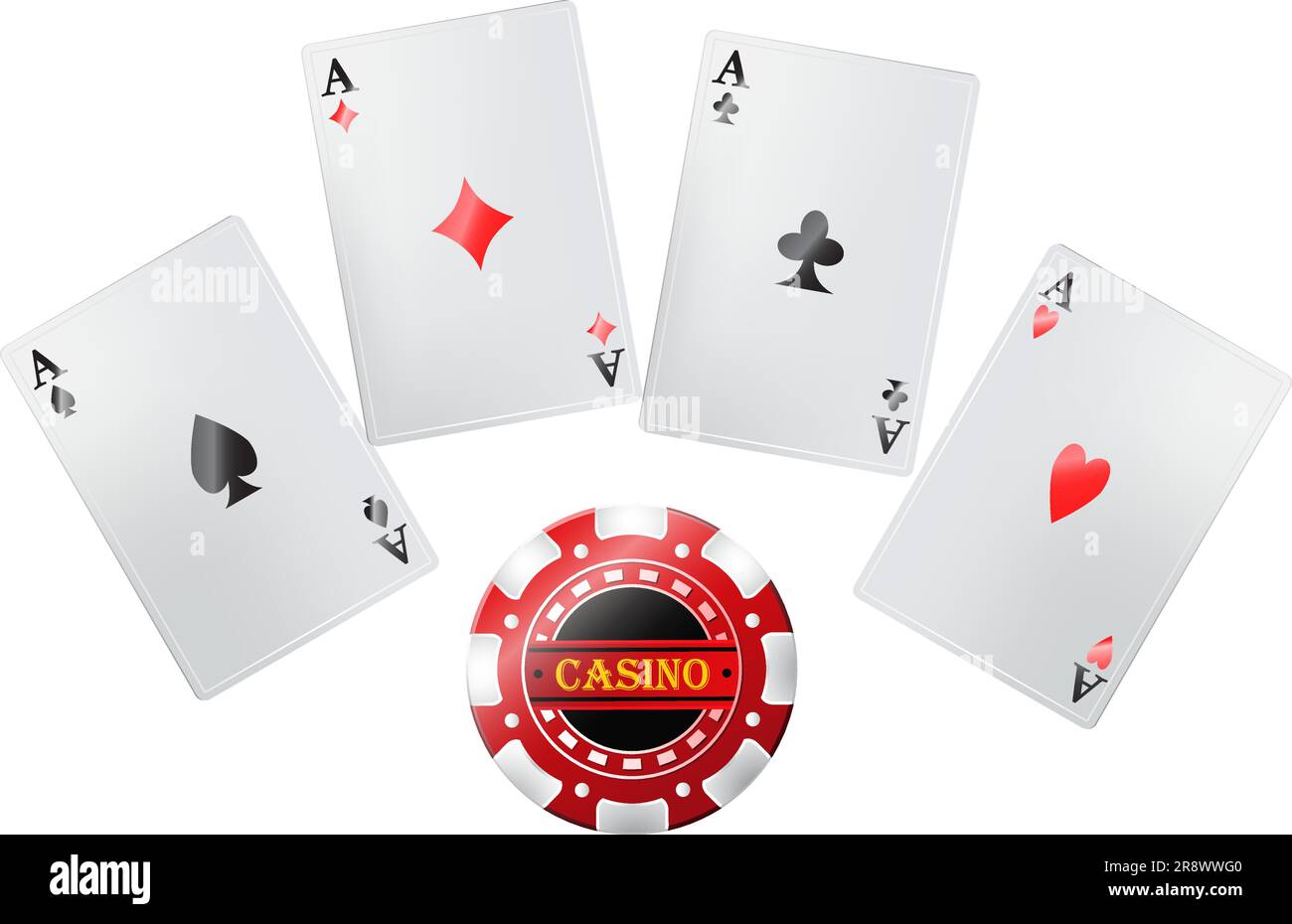 Playing card combination poker game Stock Vector Images - Alamy