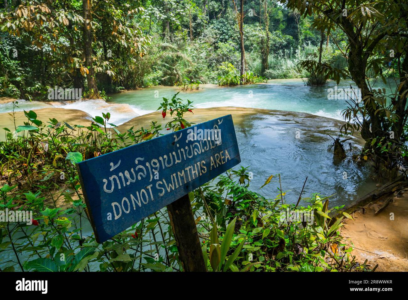 Luang prabang waterfalls hi-res stock photography and images - Alamy