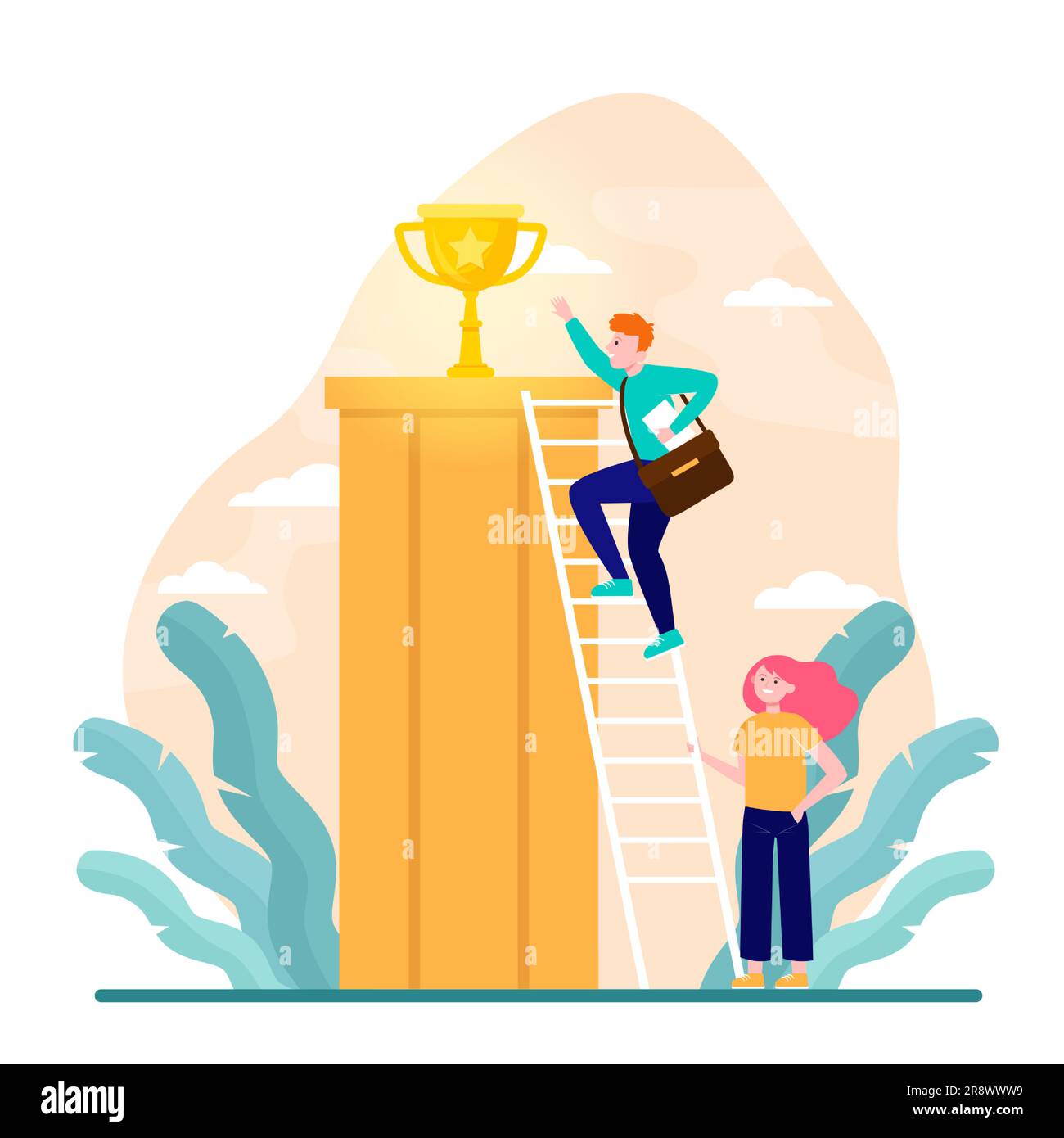 Guy winning Cut Out Stock Images & Pictures - Alamy