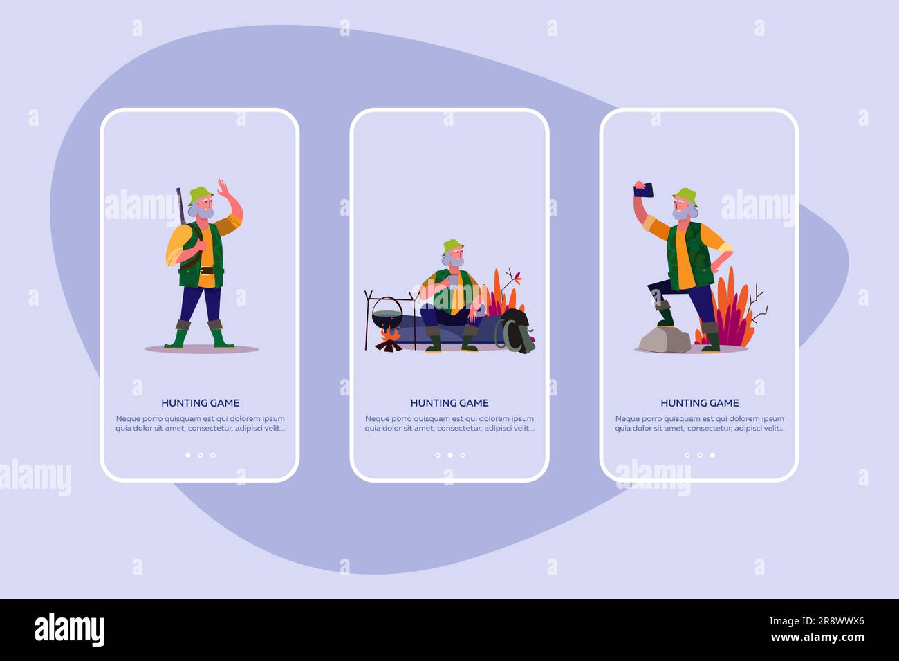 Hunting game set Stock Vector Image & Art - Alamy