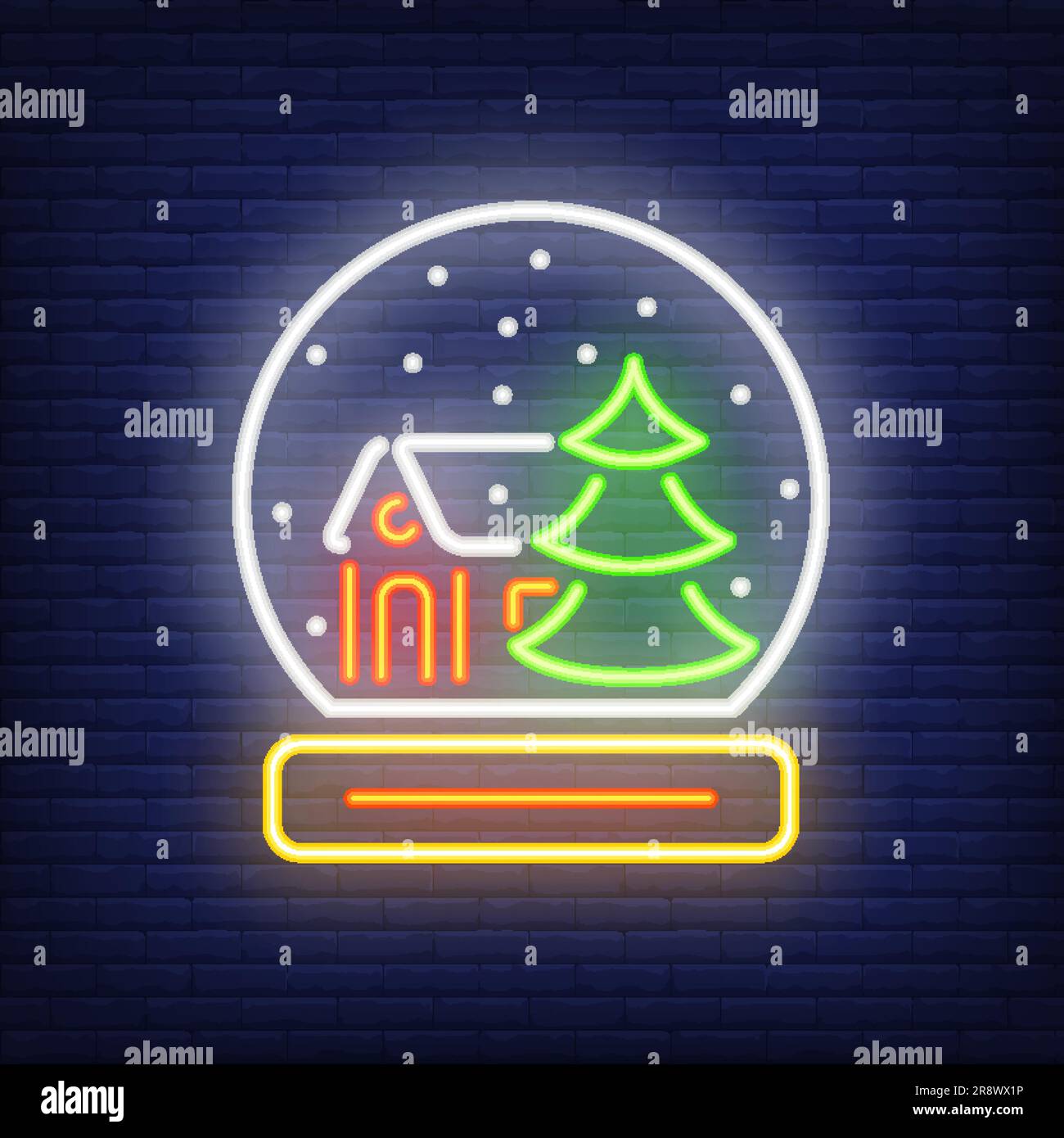 Neon paperweight shape Stock Vector Image & Art - Alamy