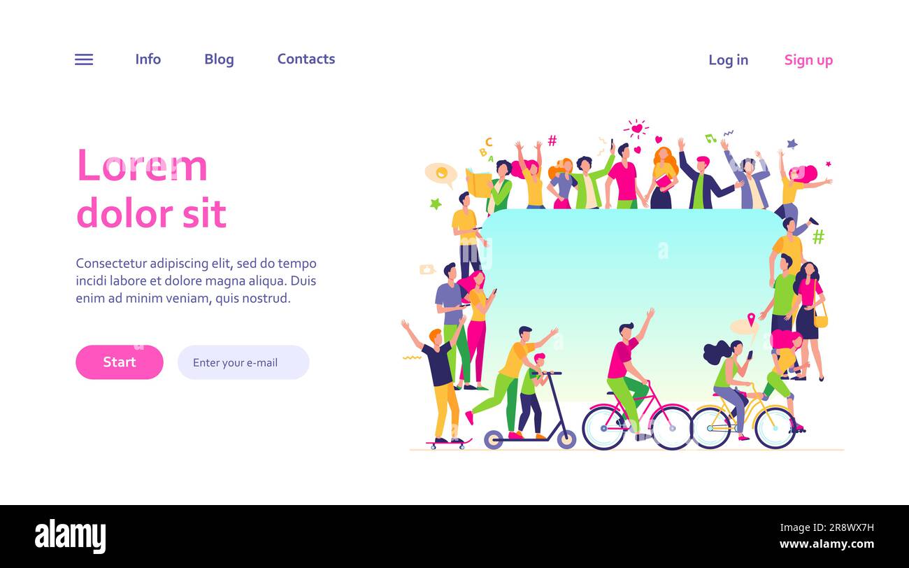 Different multicultural people in crowd Stock Vector Image & Art - Alamy