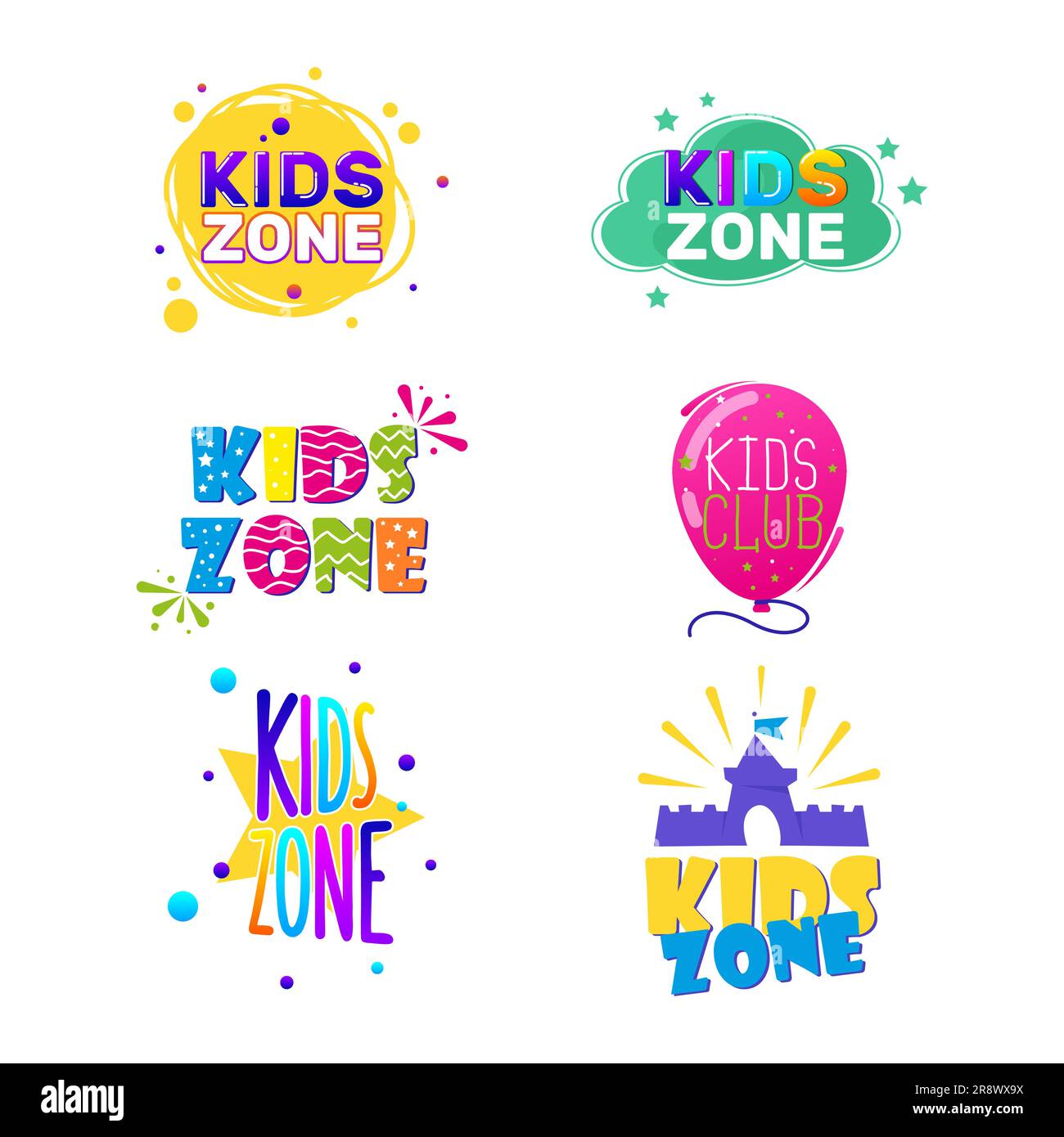 Children recreation zone Cut Out Stock Images & Pictures - Alamy
