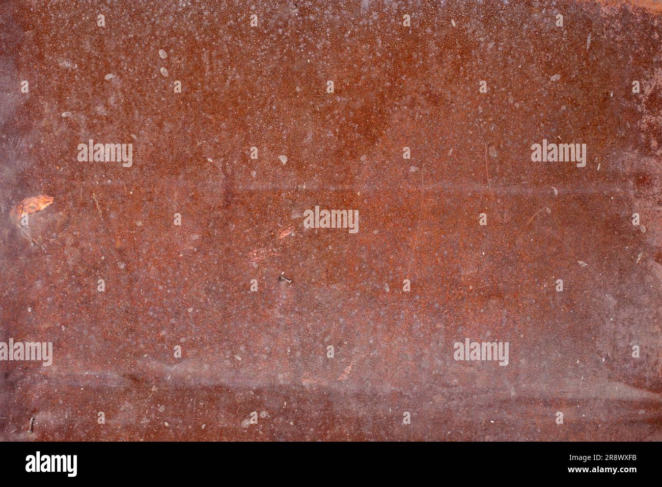 Rusty metal noisy background. Red metal texture with rust. Rust stains ...