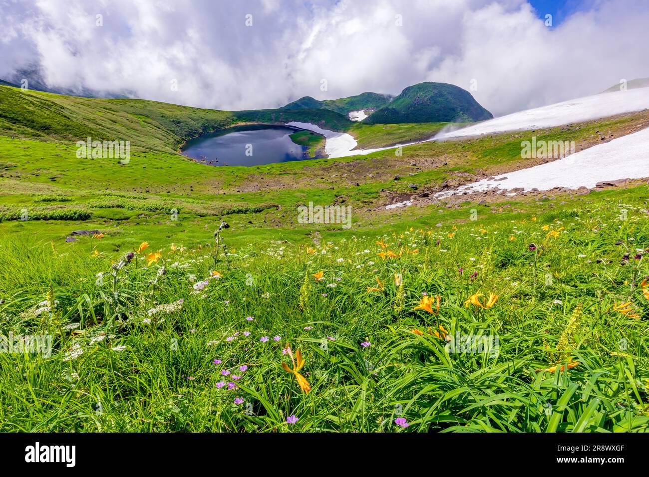 Chokai and Lake Chokai Stock Photo - Alamy