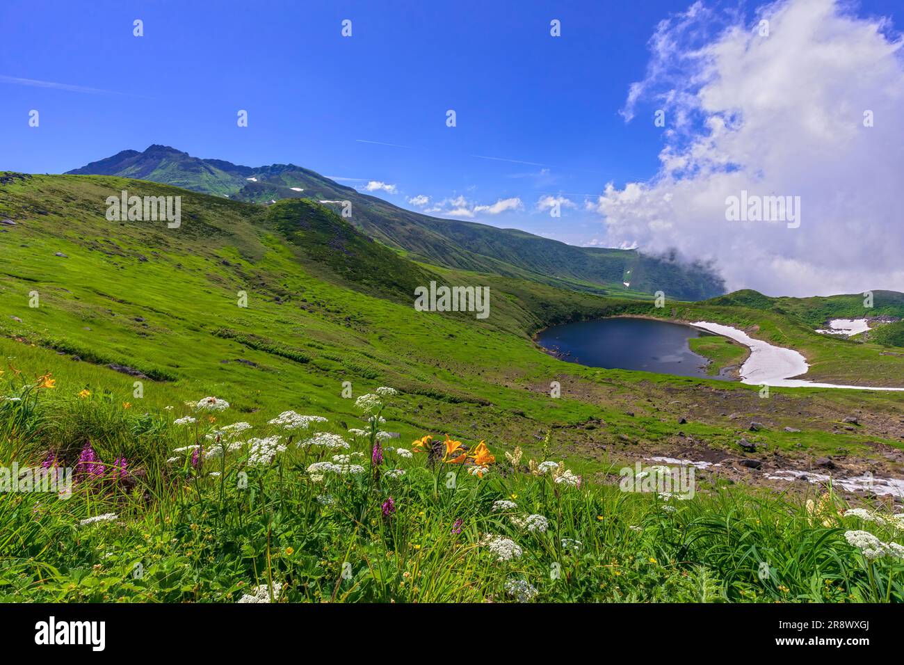 Chokai and Lake Chokai Stock Photo - Alamy