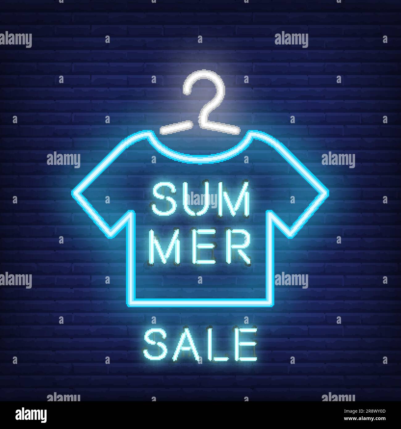 Clothes hanging sale in Stock Vector Images - Alamy