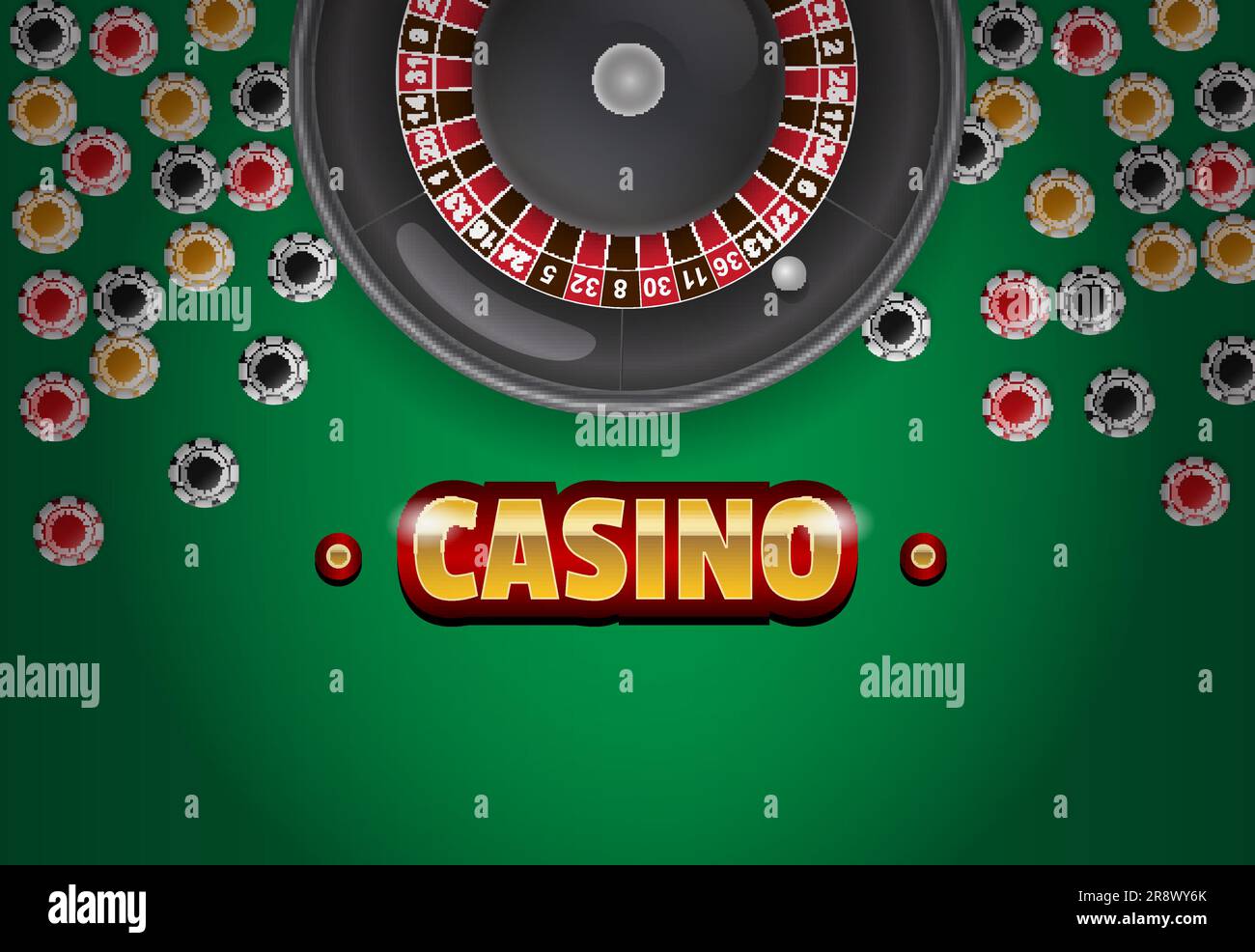 Retro roulette wheel hi-res stock photography and images - Alamy