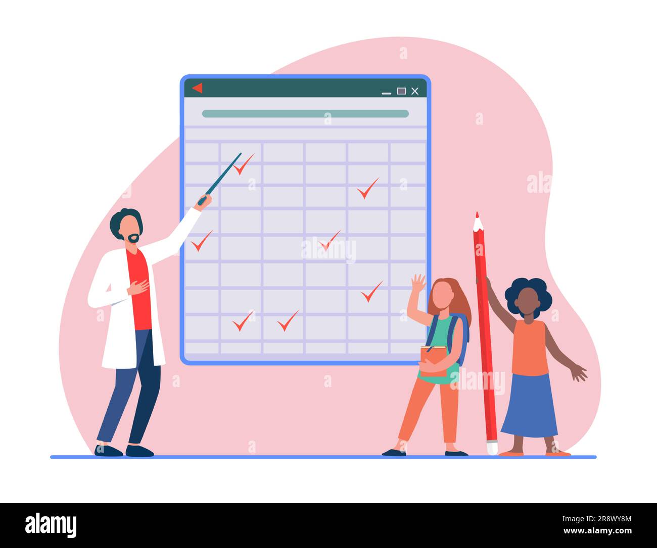 Teacher explaining lesson to pupils Stock Vector Image & Art - Alamy Teacher explaining lesson to pupils Stock Vector Image & Art - Alamy