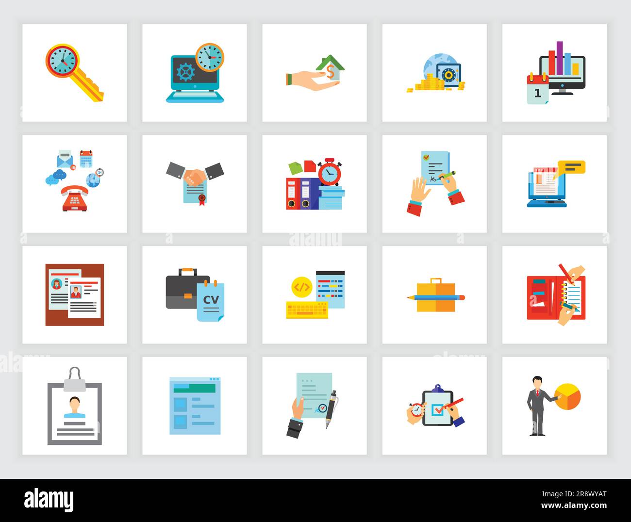 Documents statistic data analysis Stock Vector Images - Alamy
