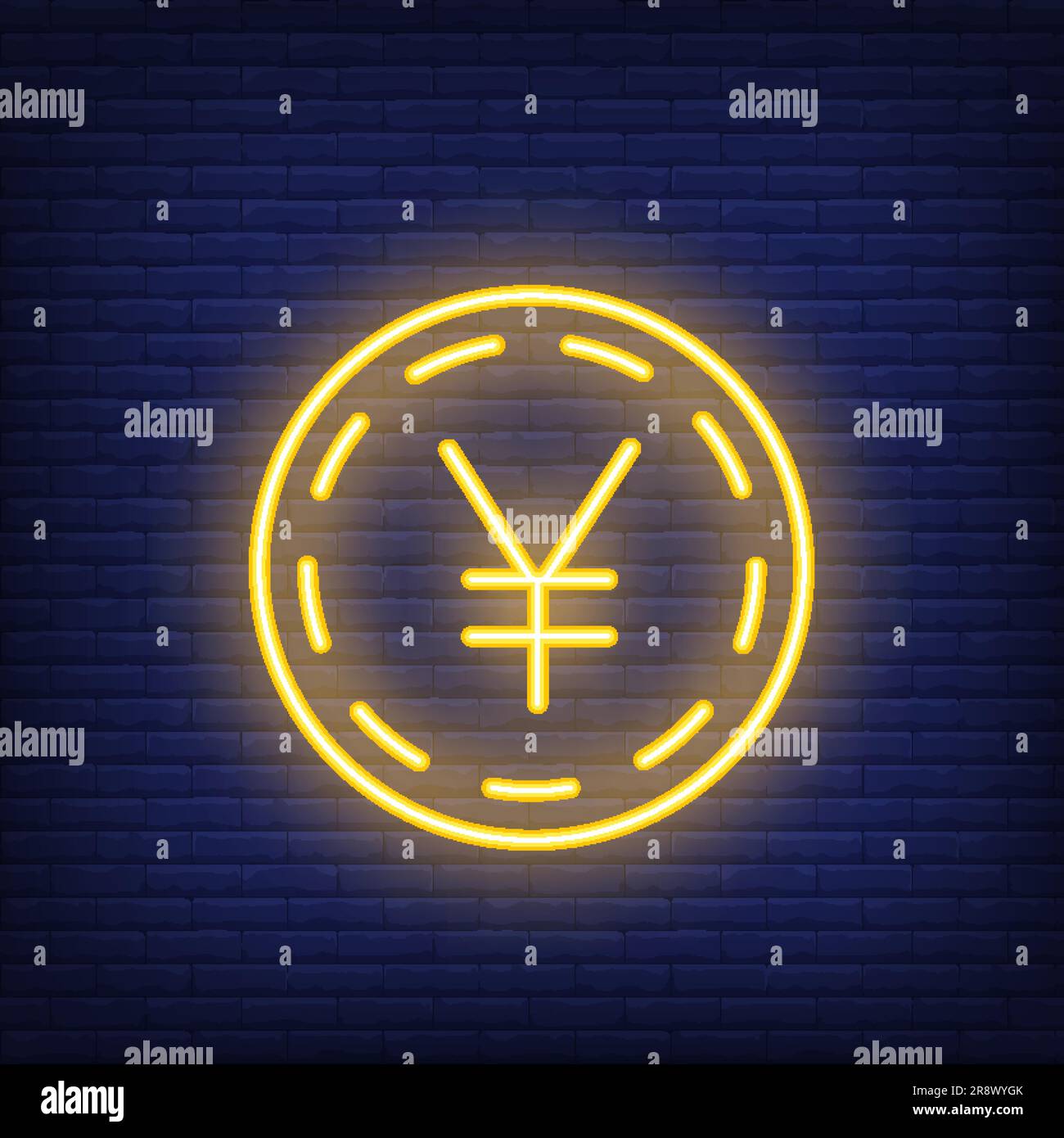 Logo money on yen Stock Vector Images - Alamy