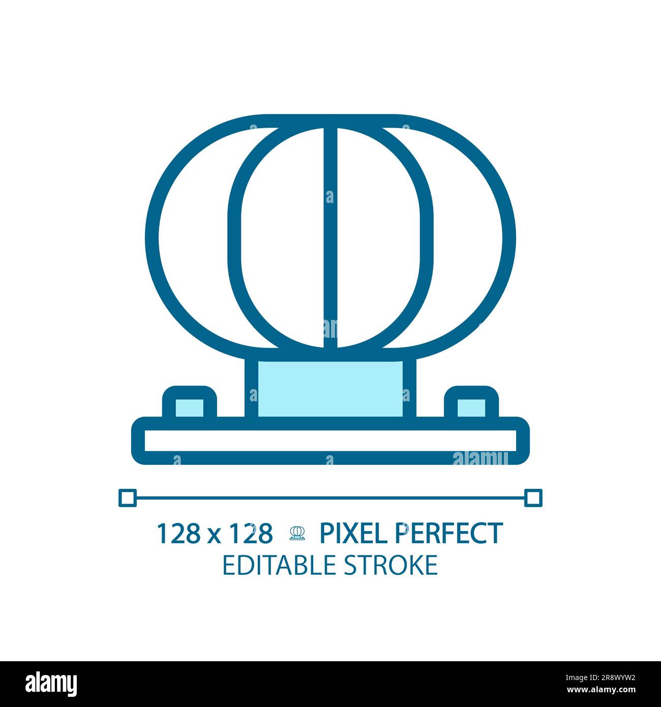 Roof vent light blue icon Stock Vector Image & Art - Alamy