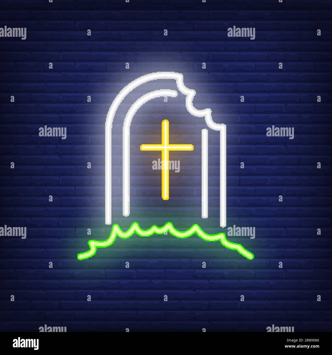 Neon death sign Stock Vector Images - Alamy