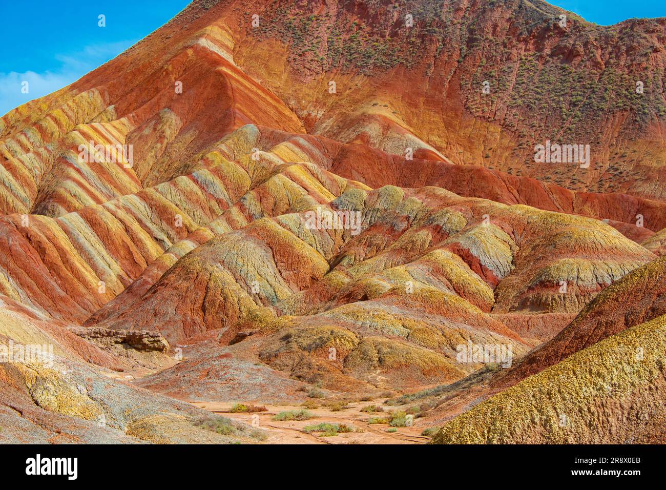 Zhangye Danxia National Geopark - Gansu Province, China. Chinese Danxia ...