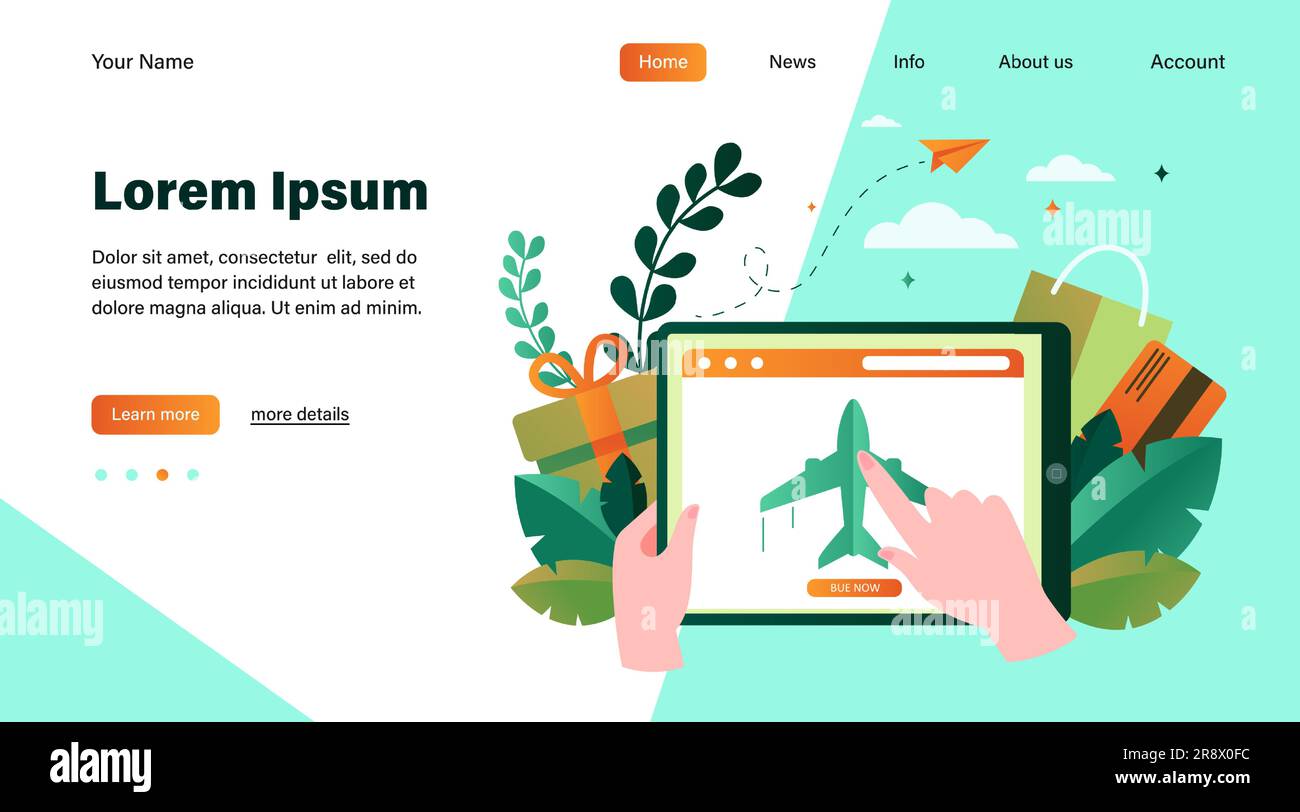 Tablet tickets Stock Vector Images - Alamy