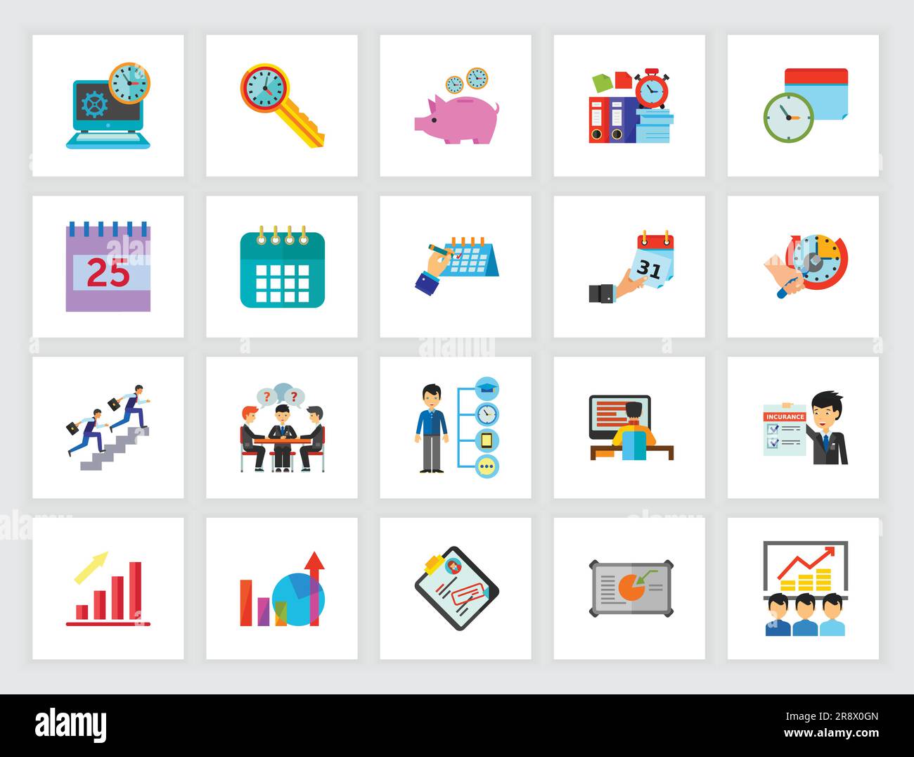 Analytics icon set Stock Vector Image & Art - Alamy
