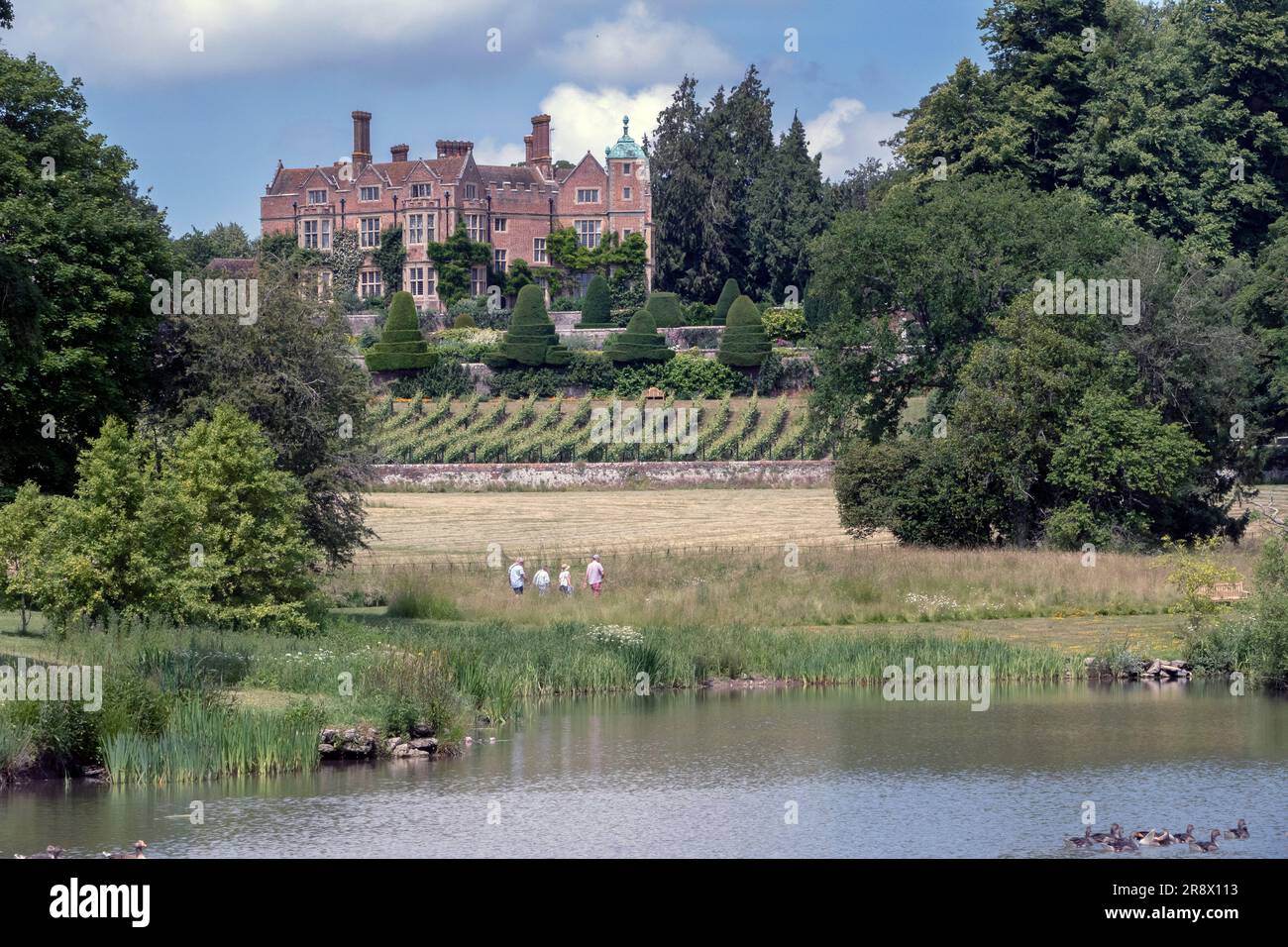 Open day at Chilham Castle Chilham Kent UK Stock Photo - Alamy