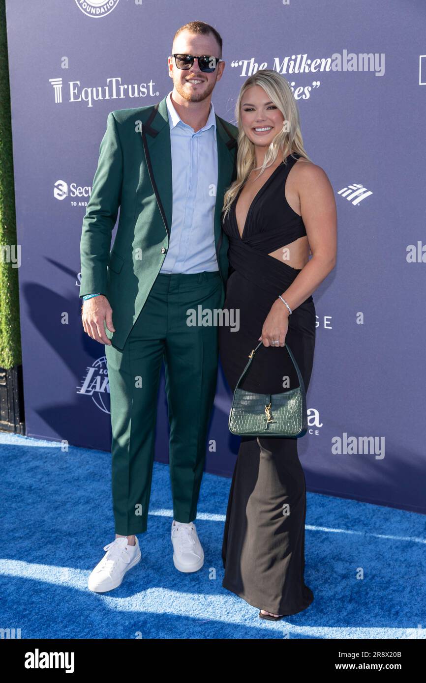 Los Angeles, USA. 22nd June, 2023. Caleb Ferguson and Carissa Ferguson ...