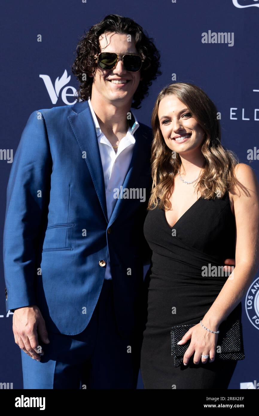 Los Angeles, USA. 22nd June, 2023. James Outman and Dasha Outman attend ...