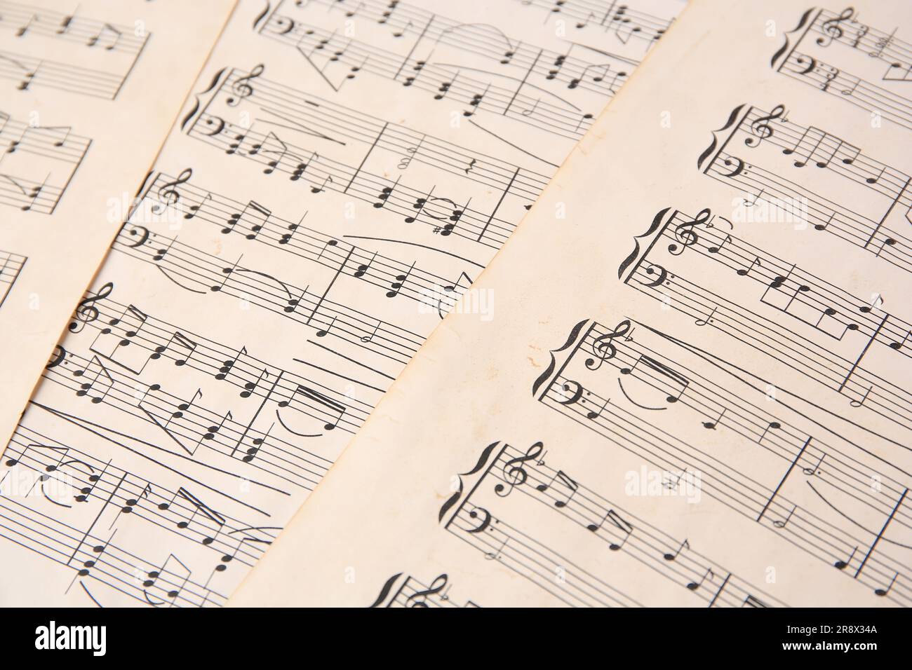 Sheets paper different notes hi-res stock photography and images - Alamy