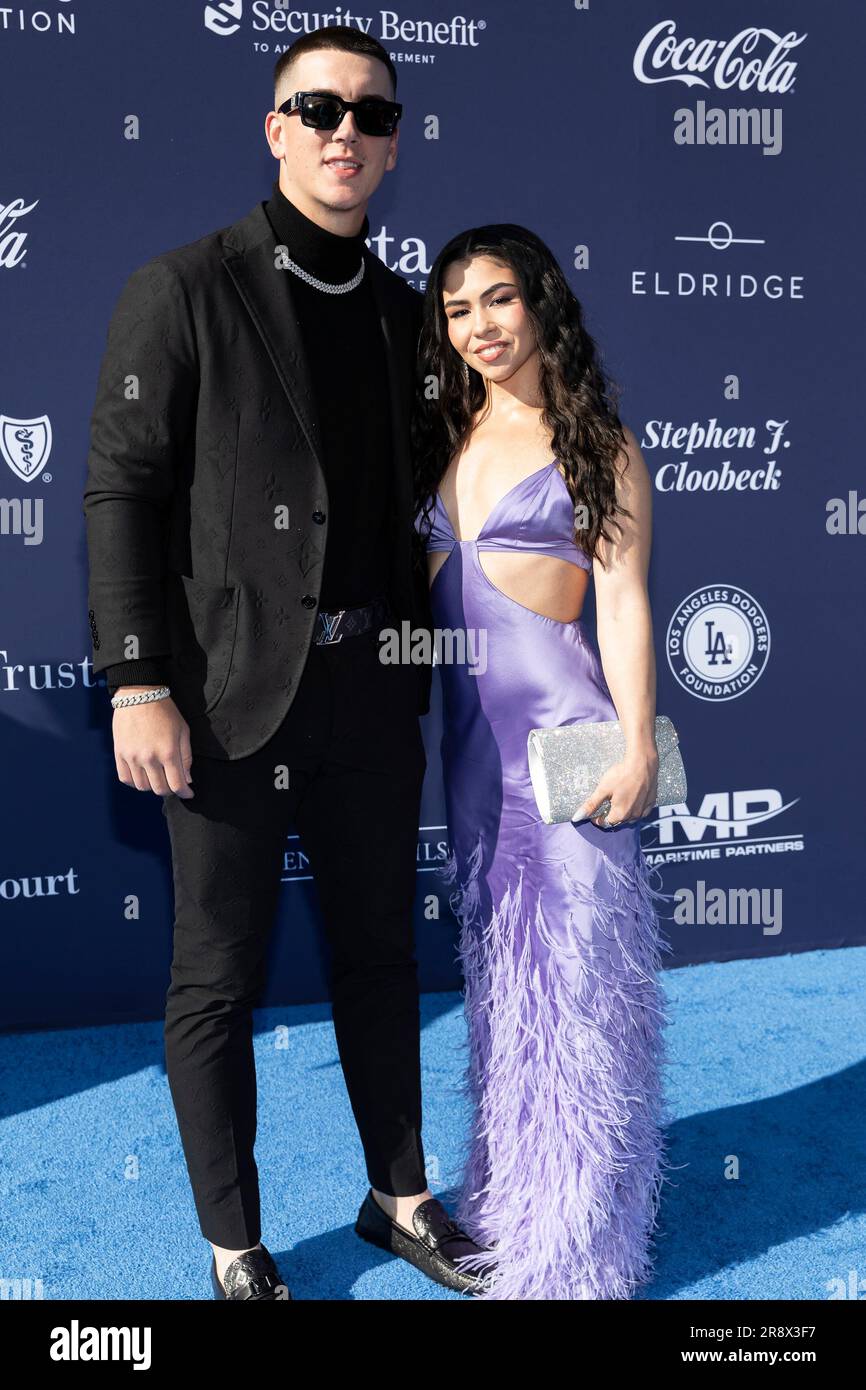 Los Angeles, USA. 22nd June, 2023. Bobby Miller and Natalie Loureda ...