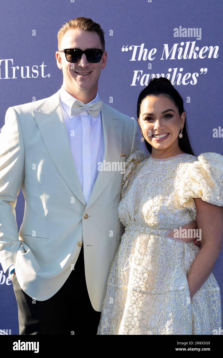 Los Angeles, USA. 22nd June, 2023. Evan Phillips and Elizabeth Phillips ...