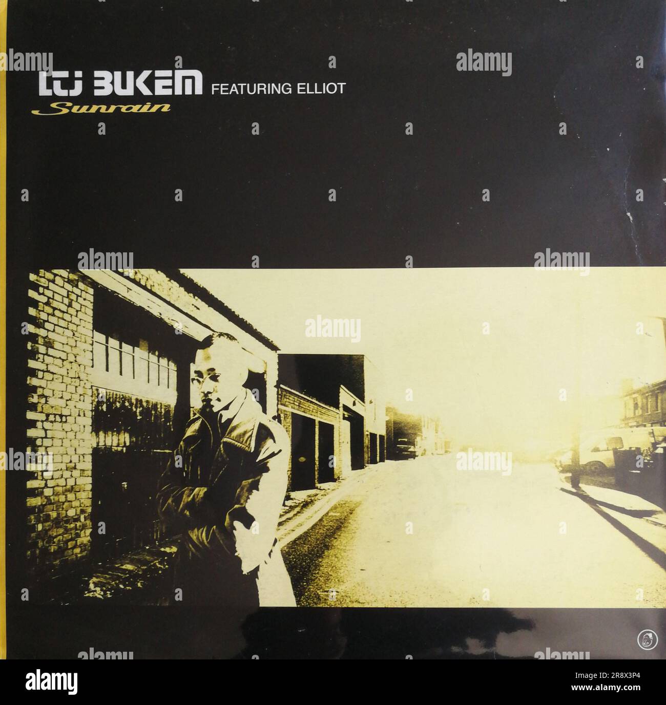 LTJ Bukem Featuring Elliot single Sunrain vinyl record cover album art ...