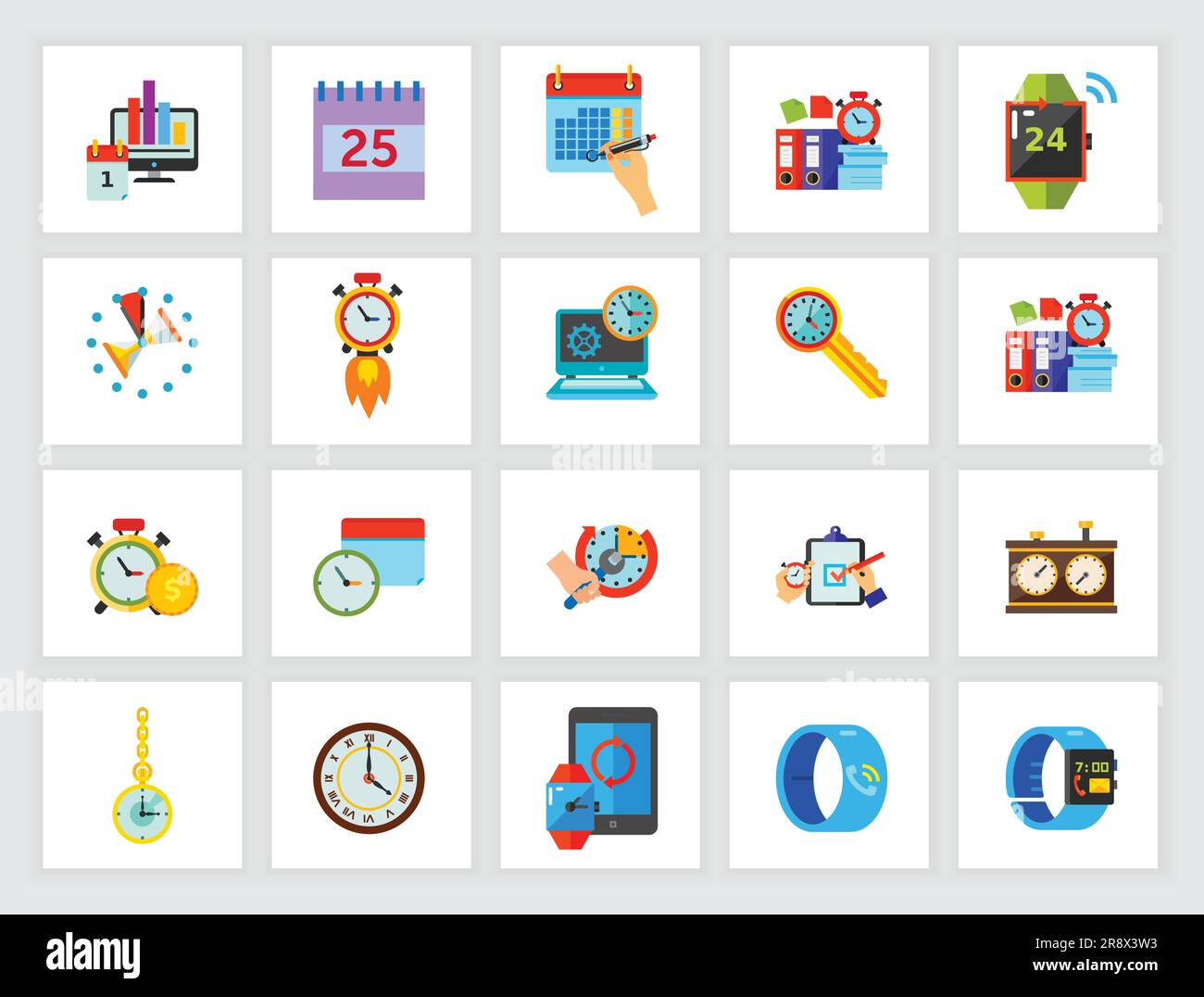 Project management managing schedule Stock Vector Images - Alamy