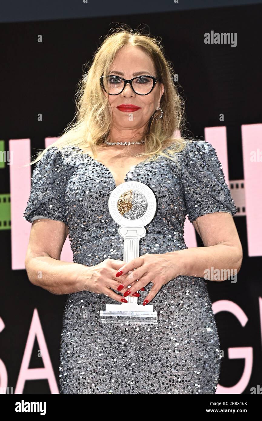 Cagliari, Italy. 22nd June, 2023, Ornella Muti 6th Edition Filming ...