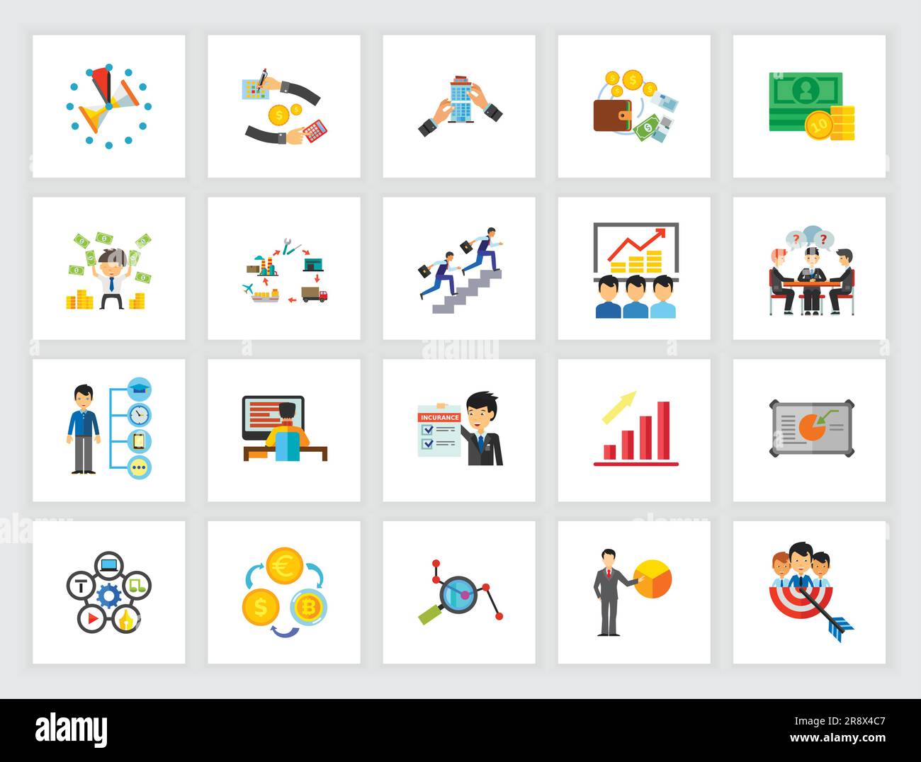 Career icon set Stock Vector Image & Art - Alamy