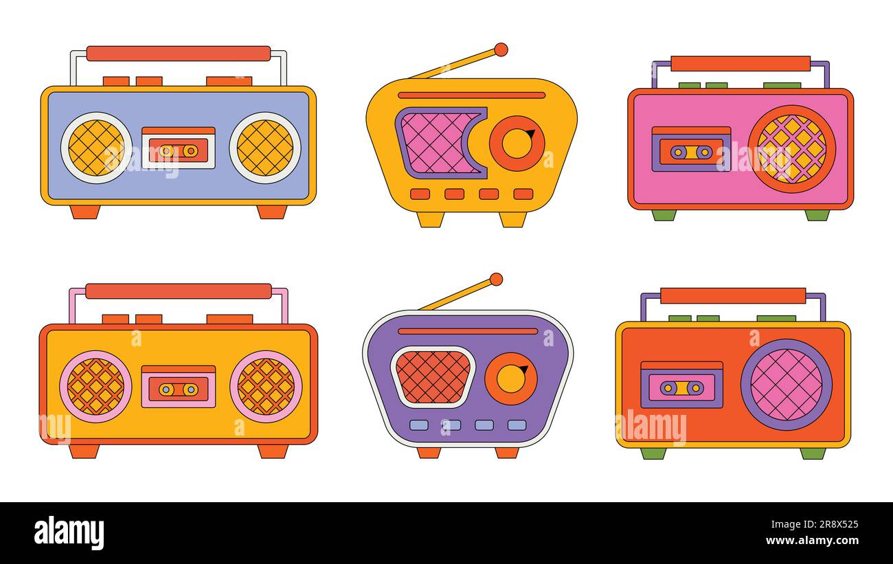 Hipster Collage Stickers