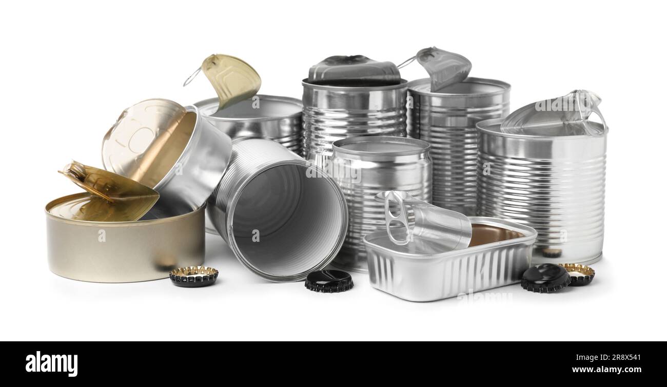 Many empty cans Cut Out Stock Images & Pictures - Alamy