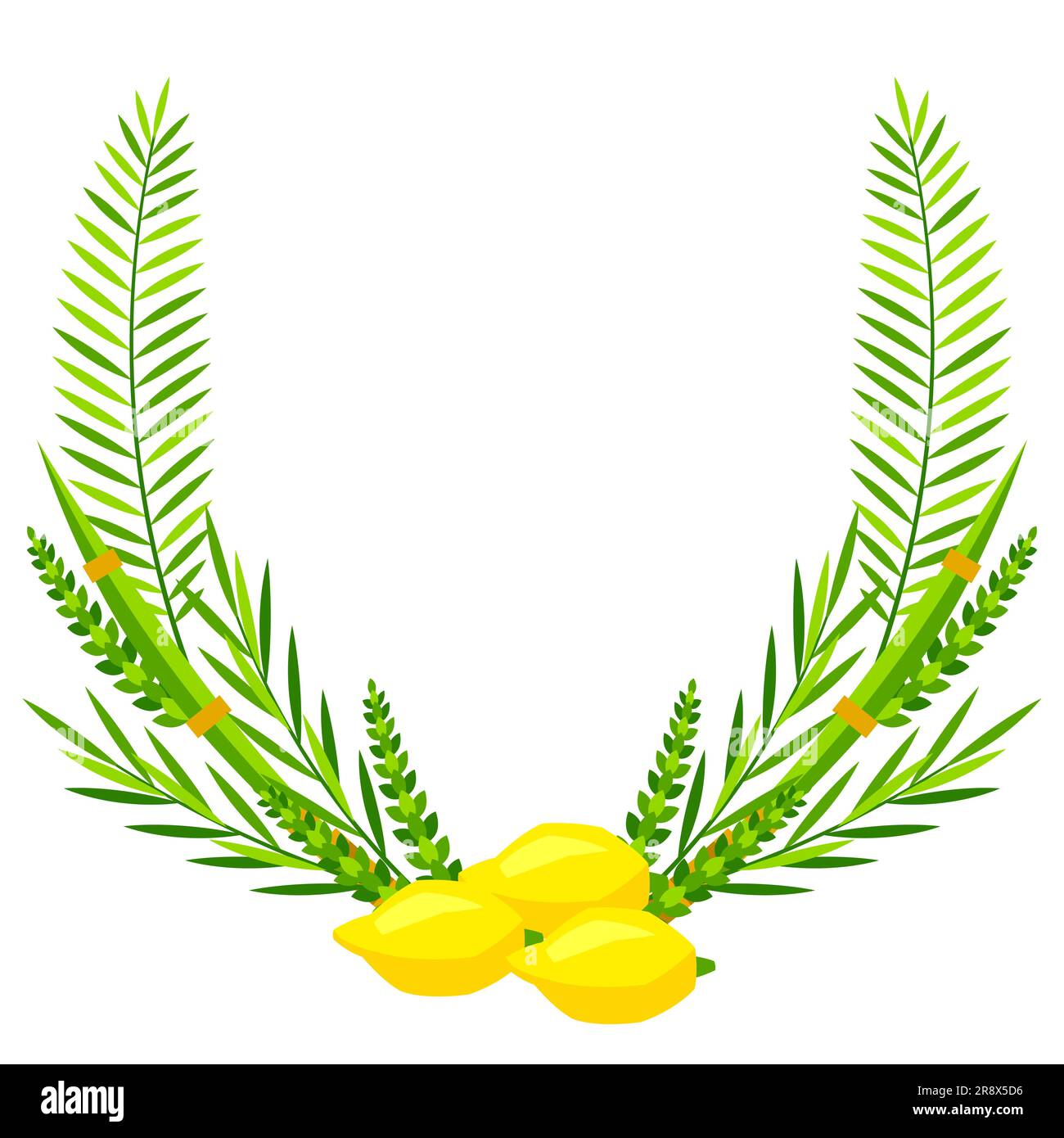 Happy Sukkot decorative frame. Holiday background with Jewish festival ...