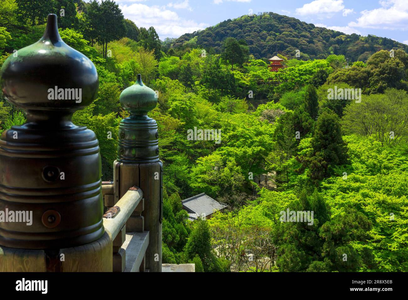 Kiyomizudera Koyasu tower Stock Photo - Alamy