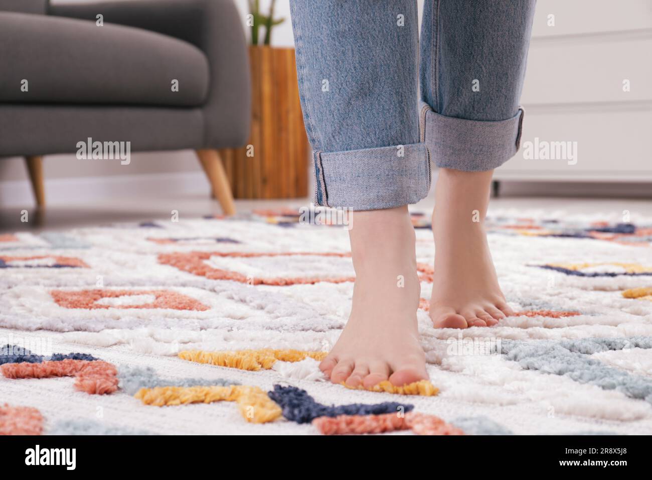 Closeup stepping woman legs hi-res stock photography and images - Alamy