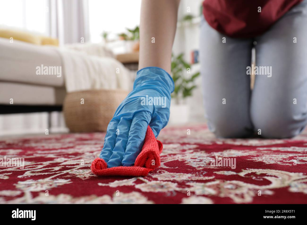 Woman carpet wash hi-res stock photography and images - Alamy