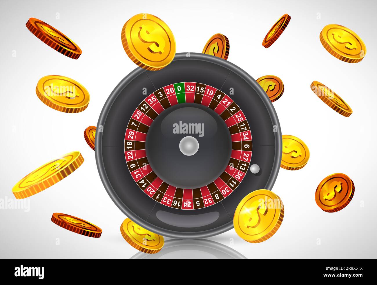 Roulette wheel drawing hi-res stock photography and images - Alamy