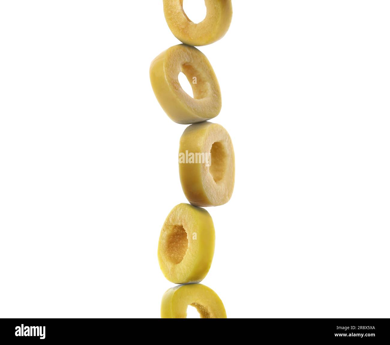 Olive slices Cut Out Stock Images & Pictures - Alamy