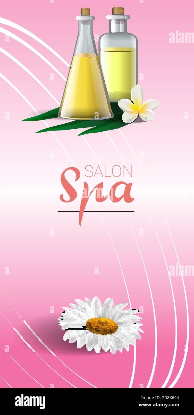 Spa brochure design with chamomile Stock Vector Image & Art - Alamy