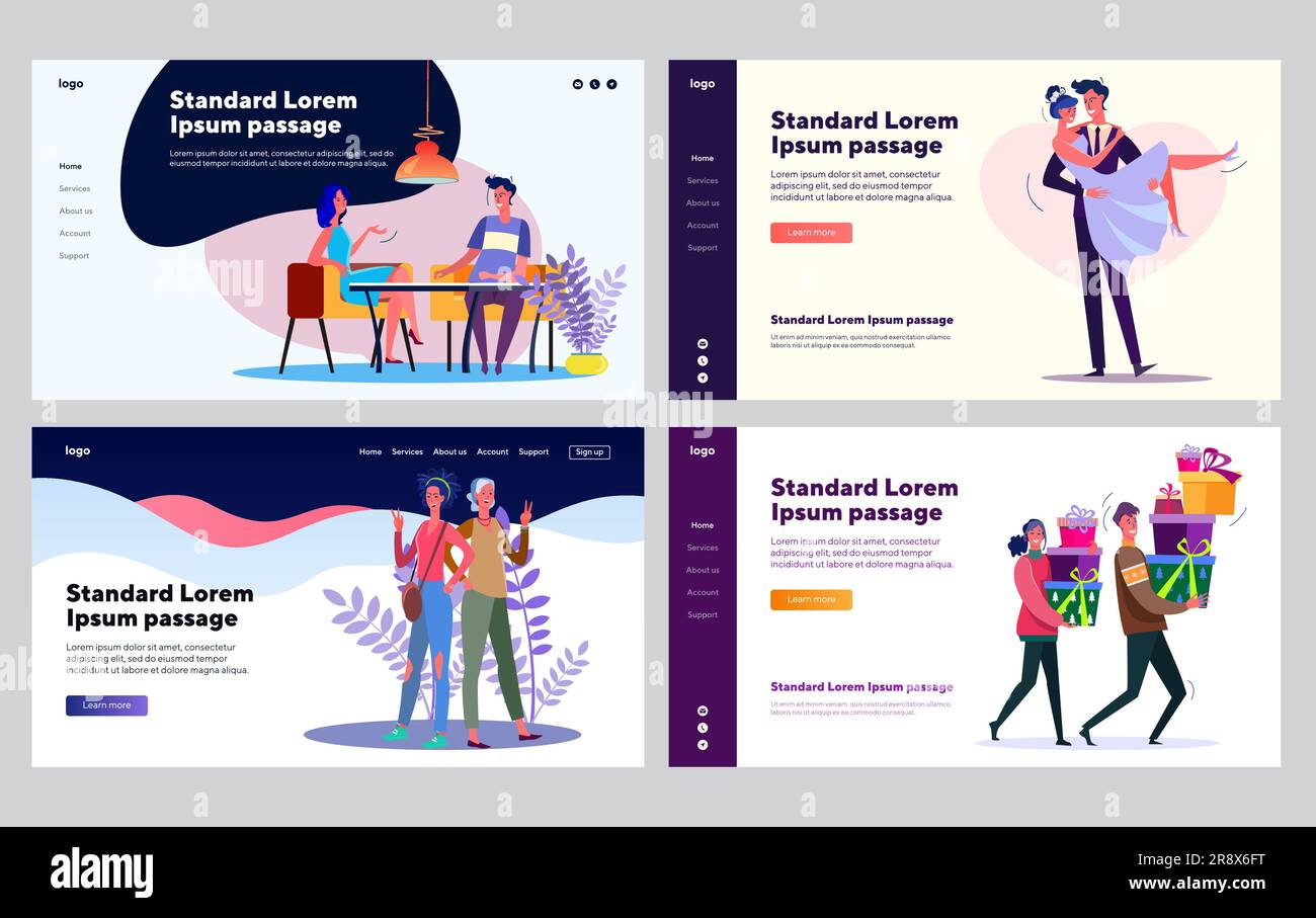 Family relations collection Stock Vector Image & Art - Alamy