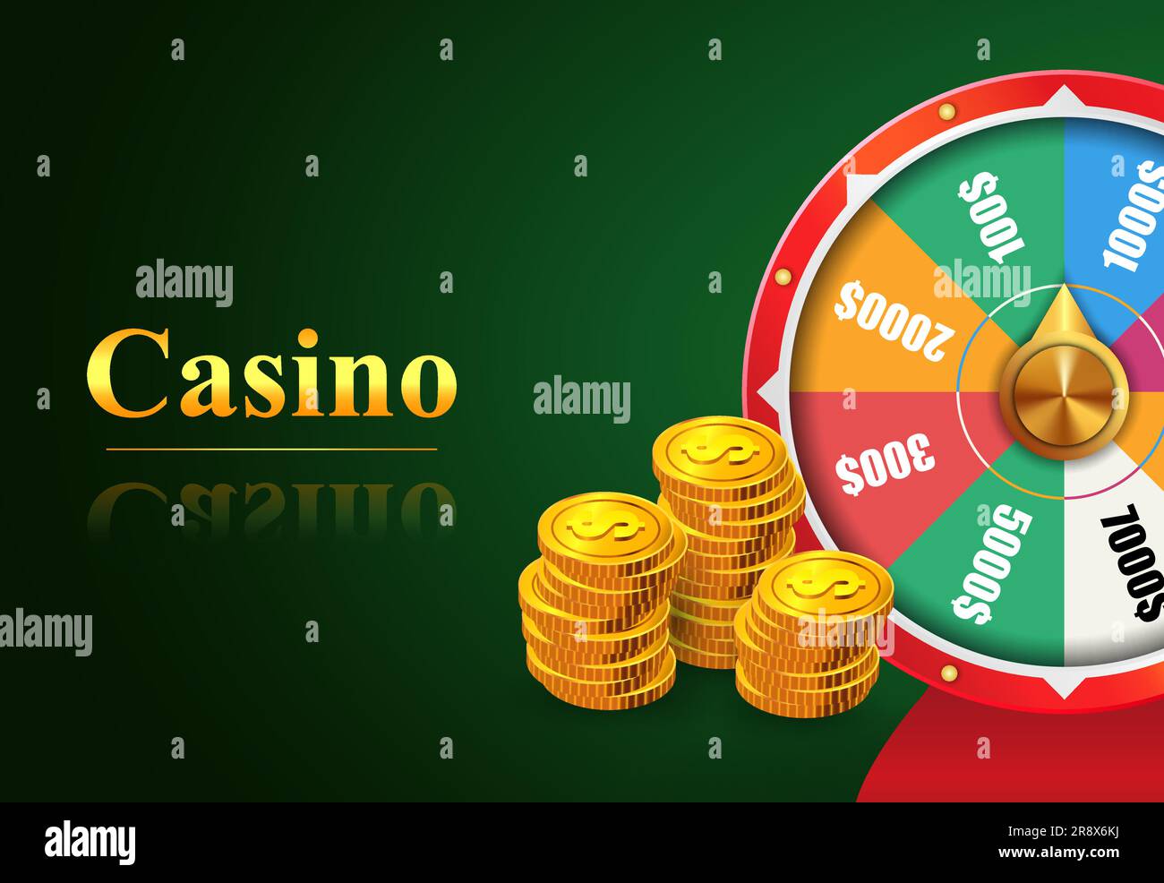 Wheel of fortune Stock Vector Images - Alamy