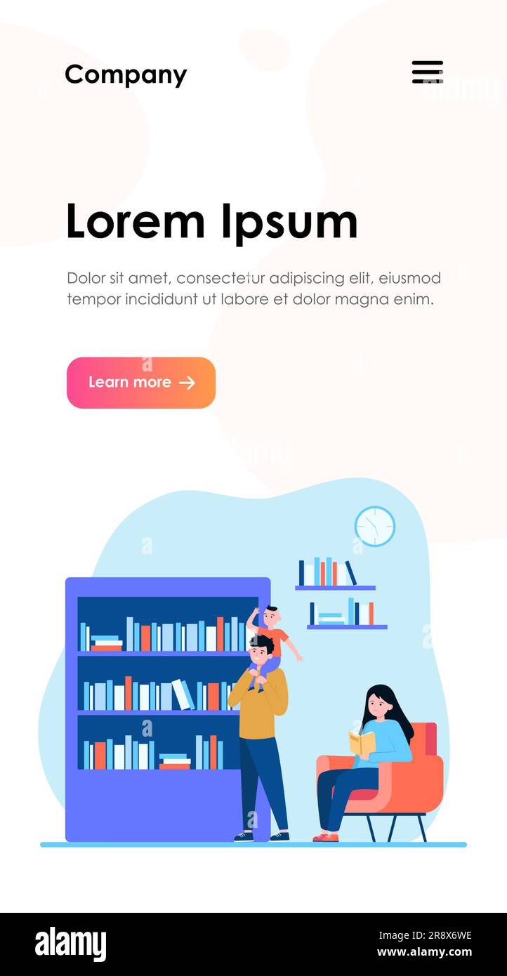 Choosing reading Stock Vector Images - Alamy