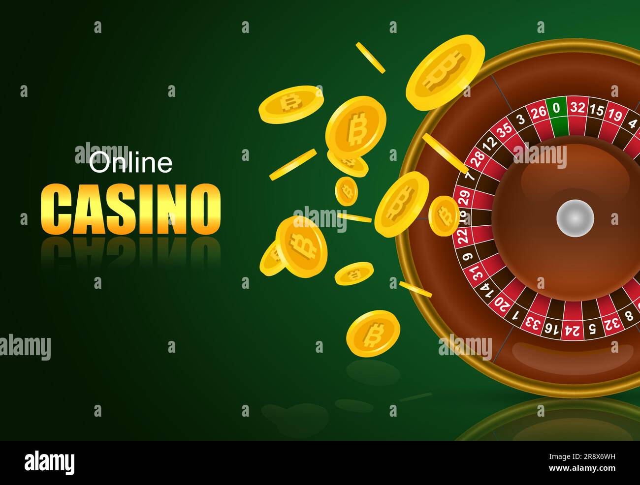 Spinning coins Stock Vector Images - Alamy
