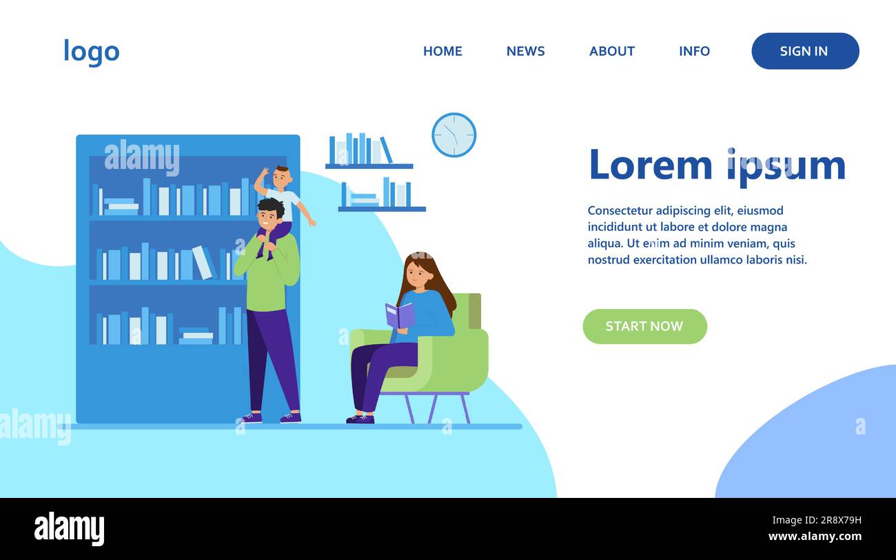 Choosing reading Stock Vector Images - Alamy