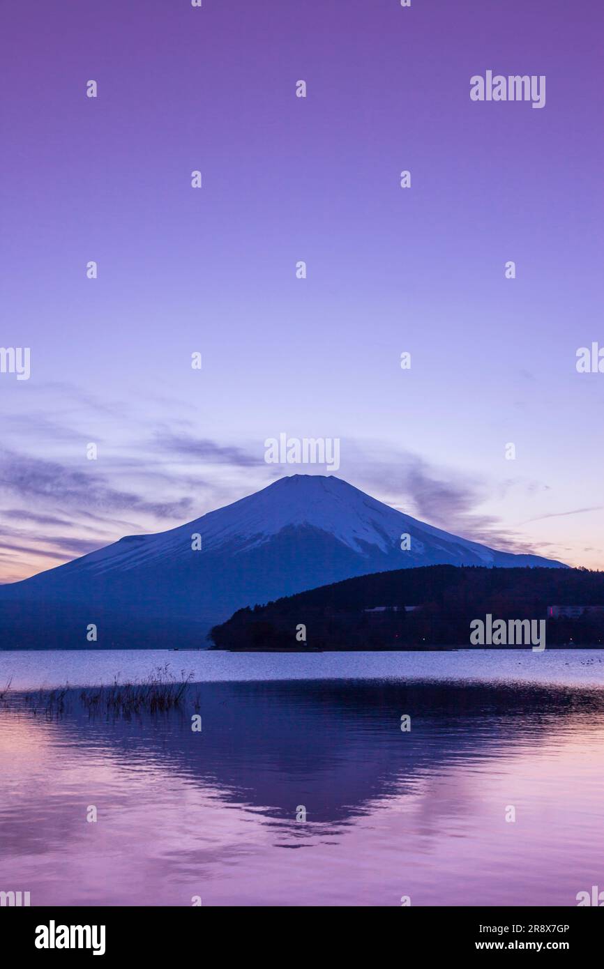 Mt. Fuji sunset Stock Photo - Alamy