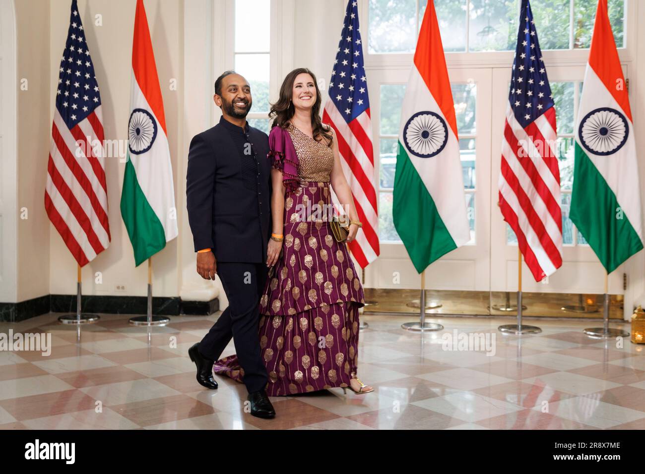 Washington, USA. 22nd June, 2023. Conductor Sameer Patel, and Shannon ...