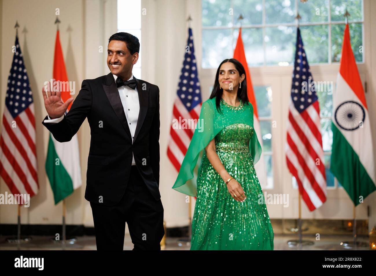 Washington, USA. 22nd June, 2023. Representative Ro Khanna, a Democrat from California, left ...